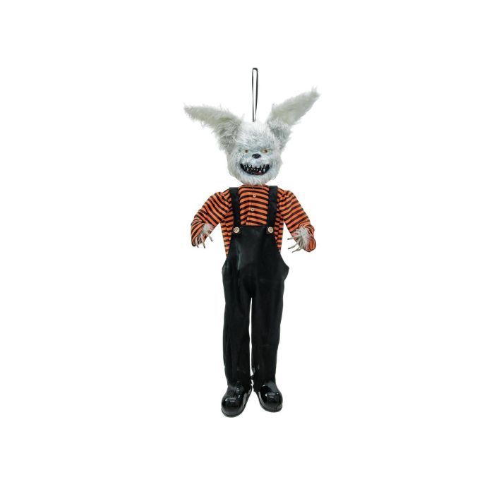 Halloween Horror Hase DONNIE mit Sound- und Bewegungsfunktion, LEDs, 140cm